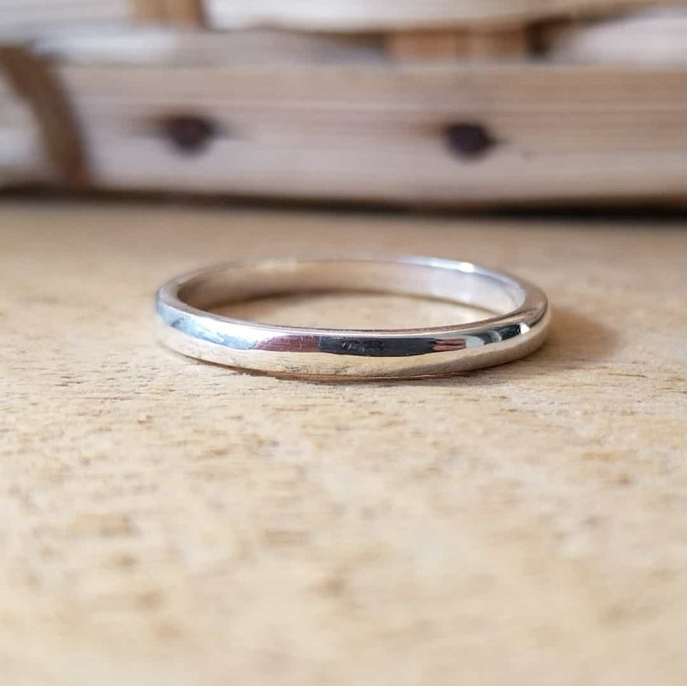 Anillo Sencillo Liso Minimalista En Plata 925 – Jewelry Reparaciones