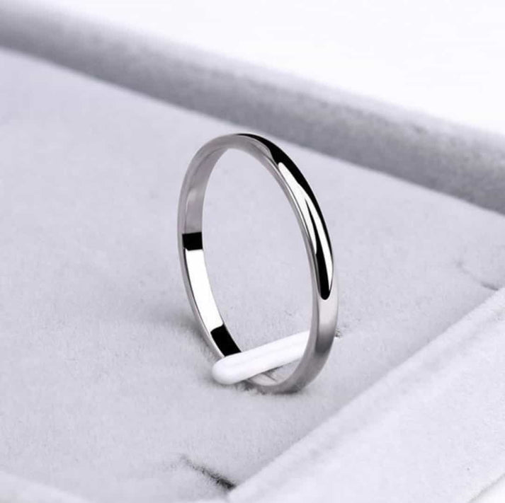 Anillo Sencillo Liso Minimalista En Plata 925 – Jewelry Reparaciones